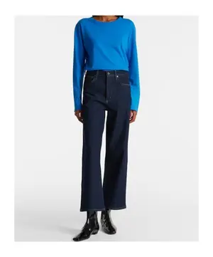 AGOLDE Ren High-rise Wide-leg Denim Trousers