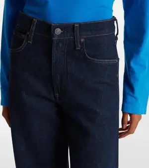 AGOLDE Ren High-rise Wide-leg Denim Trousers