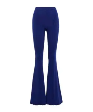 Stella McCartney High-rise Flared Pants - Blue