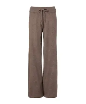 LISA YANG Sofi Cashmere Wide-leg Pants - Brown
