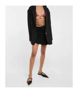 NENSI DOJAKA Tie-trimmed Twill Underwear