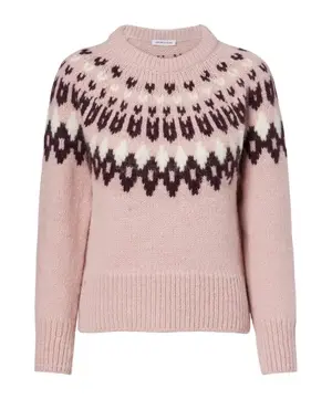 Veronica Beard Anne Fair Isle Wool-blend Sweater