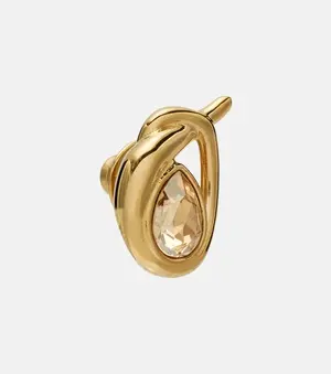 Oscar De La Renta Looped Crystal-embellished Earrings