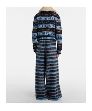 Stella McCartney Knitted Virgin Wool Straight Pants