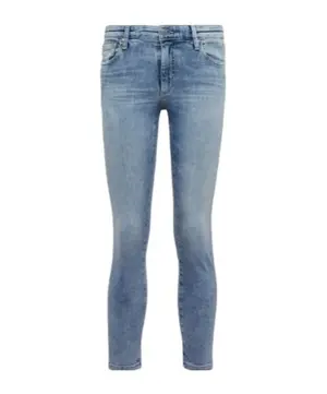 Ag Mid-rise Skinny Jeans - Blue