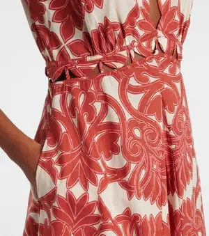 Poupette St Barth Noreen Printed Cotton Maxi Dress