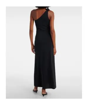 ERES Miss Bow-detail One-shoulder Maxi Dress