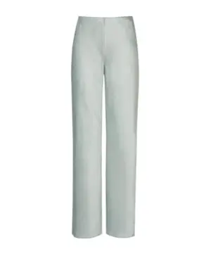 Vince Satin Wide-leg Pants - Gray