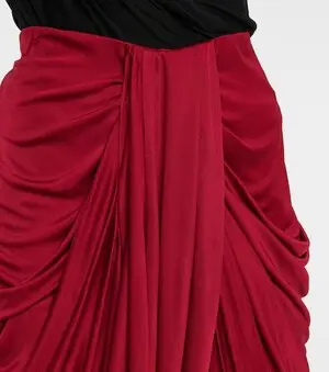 Isabel Marant Étoile Dotina Ruched Jersey Skirt