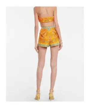 Emilio Pucci Printed Bandeau Crop Top