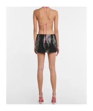 David Koma Sequined Halterneck Bralette