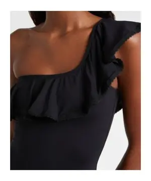 Melissa Odabash Tennessee Ruffled One-shoulder Swimsuit