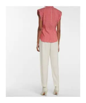 Isabel Marant Étoile Enza Pinstriped Silk Shirt