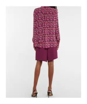 Valentino Garavani Printed Silk Crêpe De Chine Blouse