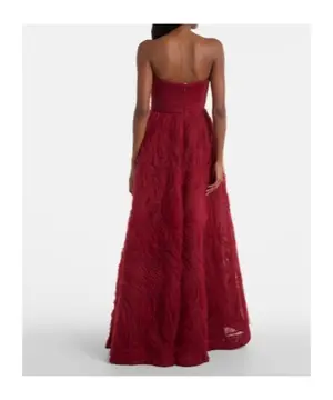 Rebecca Vallance Willow Mesh Bustier Gown