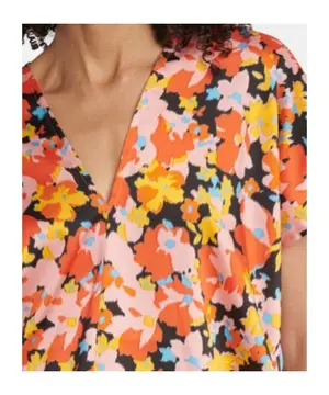 Plan C Floral Twill Top
