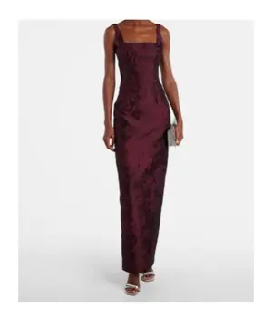 EMILIA WICKSTEAD Micheline Floral Cloque Gown
