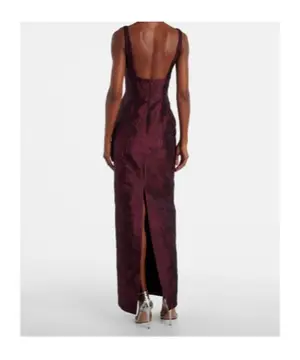 EMILIA WICKSTEAD Micheline Floral Cloque Gown