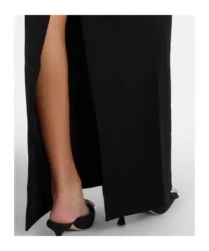 Rebecca Vallance Ederson Embellished Crepe Bustier Gown