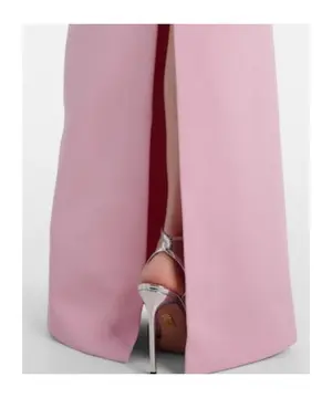 Rebecca Vallance Xena Caped Crepe Gown