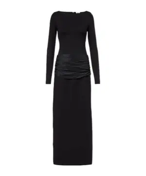 Staud Holland Draped Maxi Dress - Black