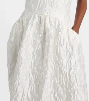 Rebecca Vallance Vanilla Dreams Bustier Midi Dress