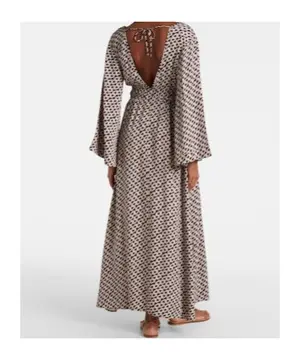 Melissa Odabash Maja Printed Kaftan