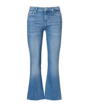 7 FOR ALL MANKIND Dojo Cropped Flared Jeans