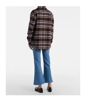 7 For All Mankind Dojo Cropped Flared Jeans