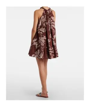 Poupette St Barth Cleo Printed Cotton Minidress