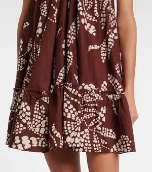 Poupette St Barth Cleo Printed Cotton Minidress