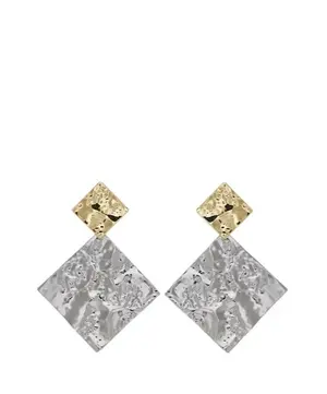 Rebecca Vallance Drop Earrings - Gray