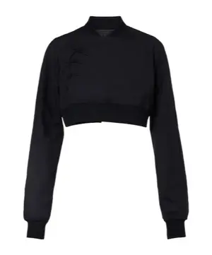 Comme Des Garçons Cropped Wool Top