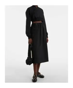 Comme Des Garçons Cropped Wool Top