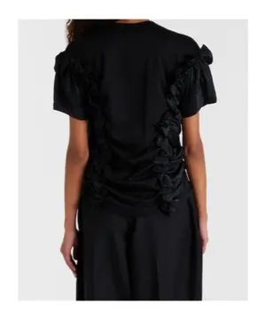 Comme Des Garçons Ruffled Cotton Top