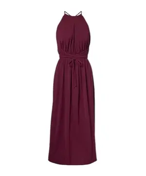 ERES Ines Halterneck Jersey Midi Dress - Red