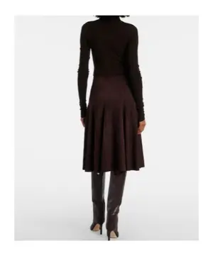 Stouls Suede Midi Skirt