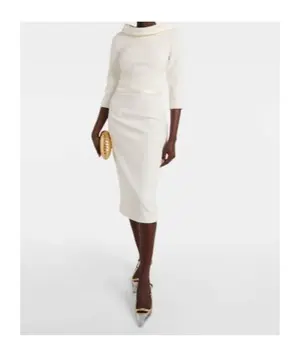 Safiyaa Meryl Crêpe Midi Dress