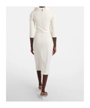 Safiyaa Meryl Crêpe Midi Dress