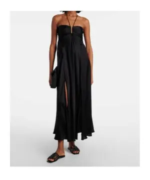 Poupette St Barth Halterneck Maxi Dress