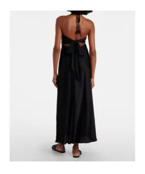 Poupette St Barth Halterneck Maxi Dress