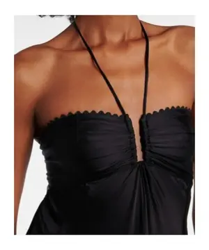 Poupette St Barth Halterneck Maxi Dress