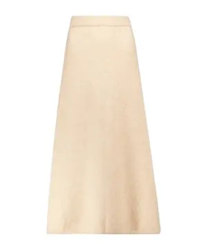 Nanushka Razi Knit Midi Skirt - Nude