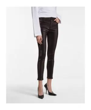 RtA Madrid Metallic Mid-rise Skinny Jeans