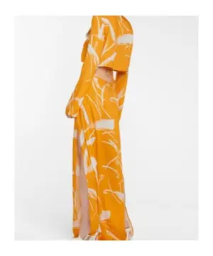 Galvan Lido Printed Jersey Maxi Dress