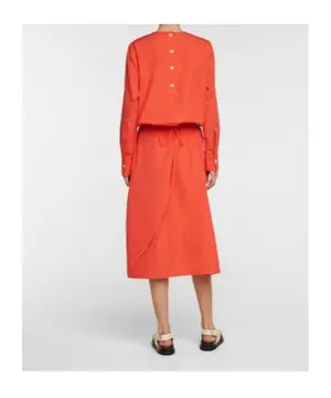 Marni Cotton Poplin Midi Dress