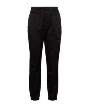 J Brand Piper High-rise Cotton-blend Pants - Black