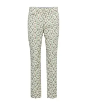 Rabanne Floral Low-rise Straight Pants - Gray