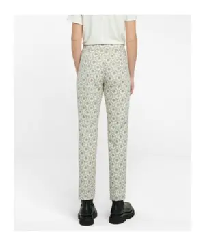 Rabanne Floral Low-rise Straight Pants