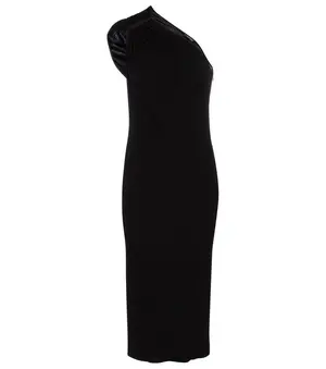 TOM FORD One-shoulder Jersey Midi Dress